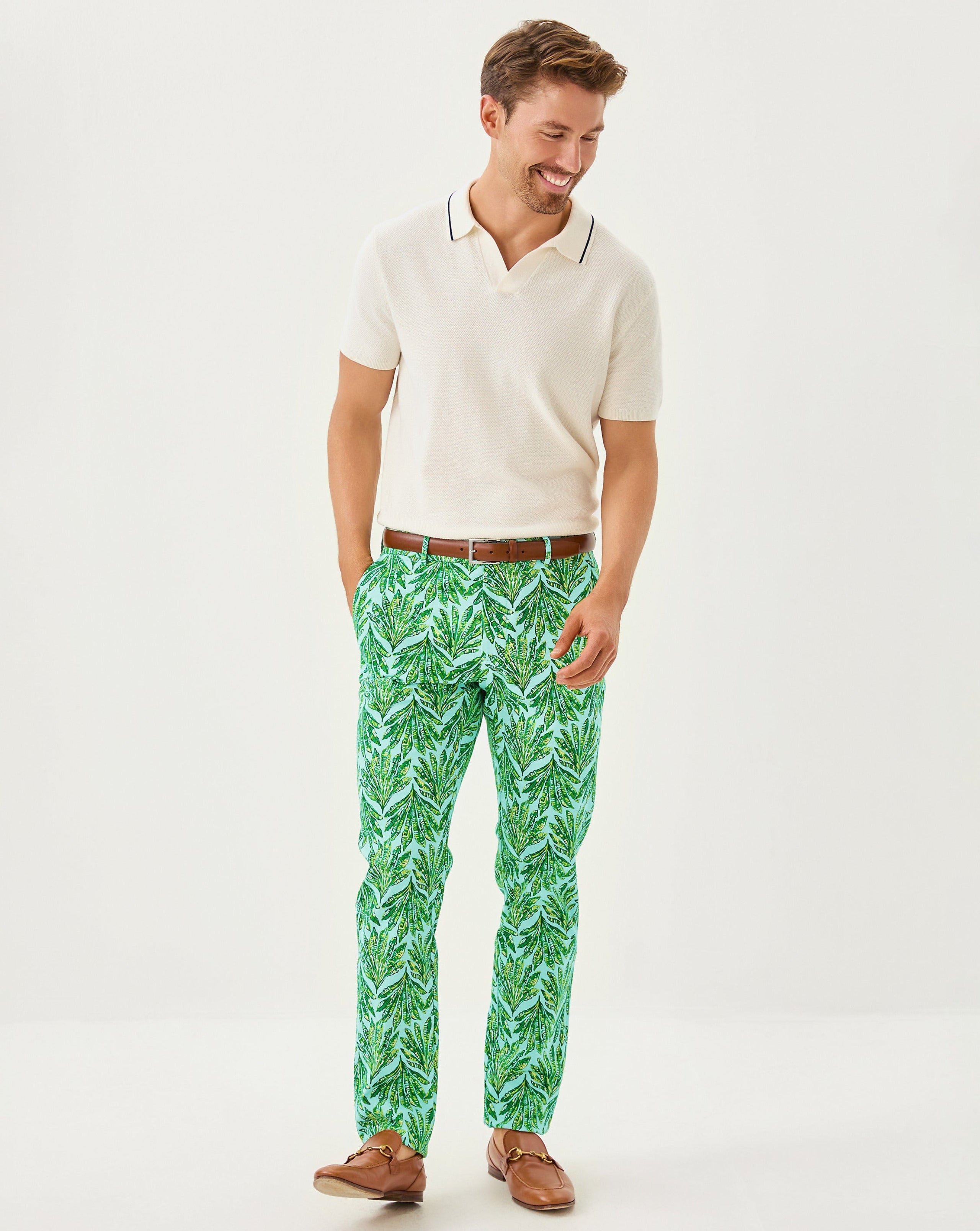 Mens Stuff Mizner Stretch - Kitts Green Shady Babe – Peppermint Palm Lou