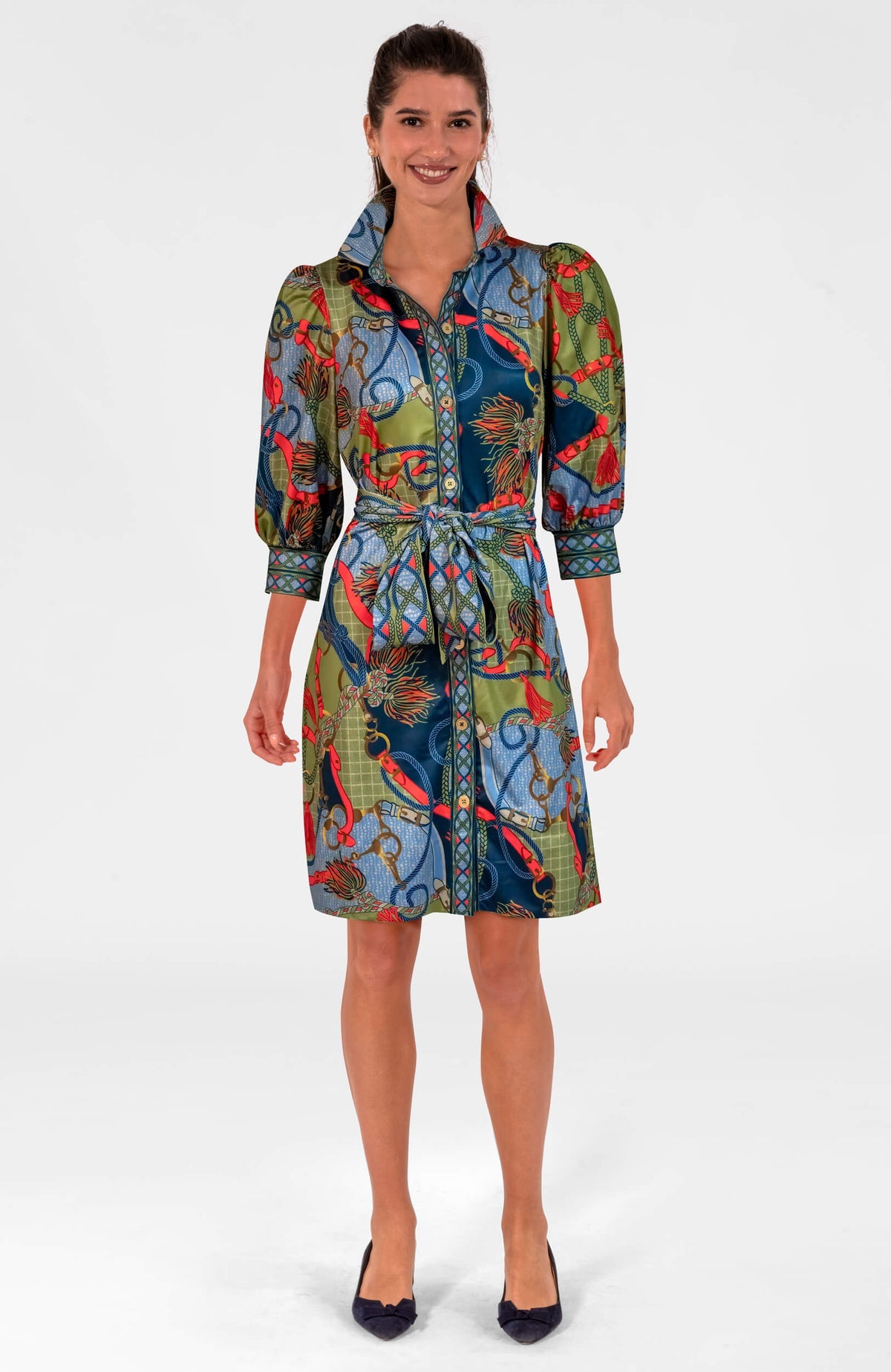 Swagger Dress - Ditto Olive – Peppermint Palm Lou